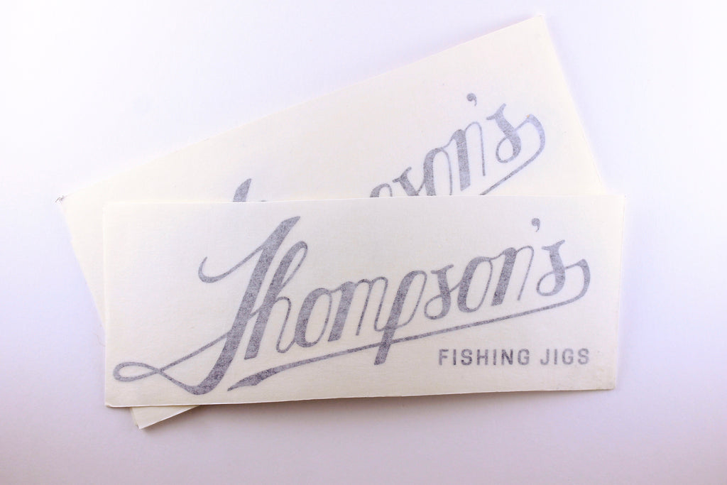 TFJ Cut Vinyl Decal – Thompson's Fishing Jigs
